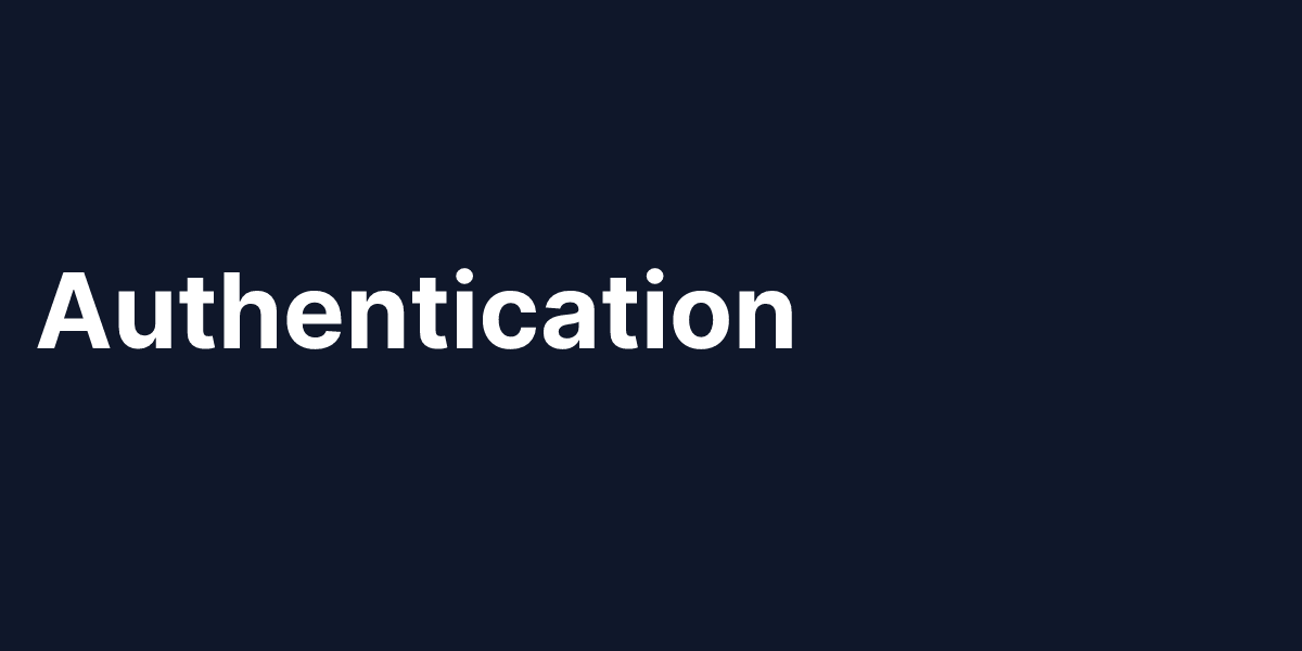 Authentication - WPNuxt